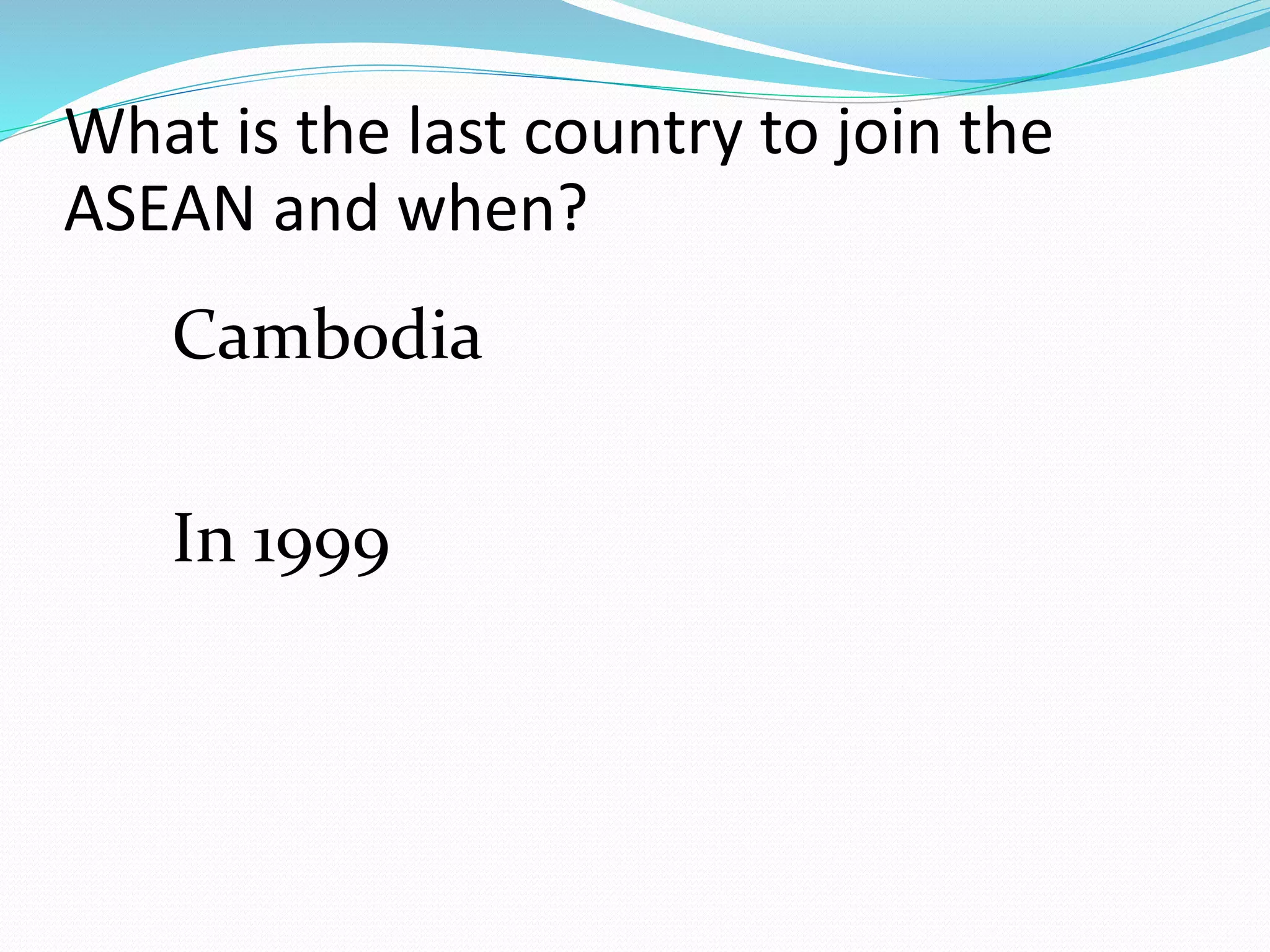 Asean Quiz Nitin_2016 | PPTX
