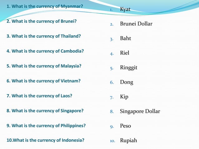 Asean Quiz Nitin_2016 | PPTX