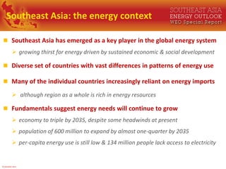 Southeast Asia Energy Outlook | PDF