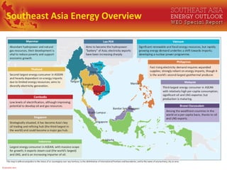 Southeast Asia Energy Outlook | PDF