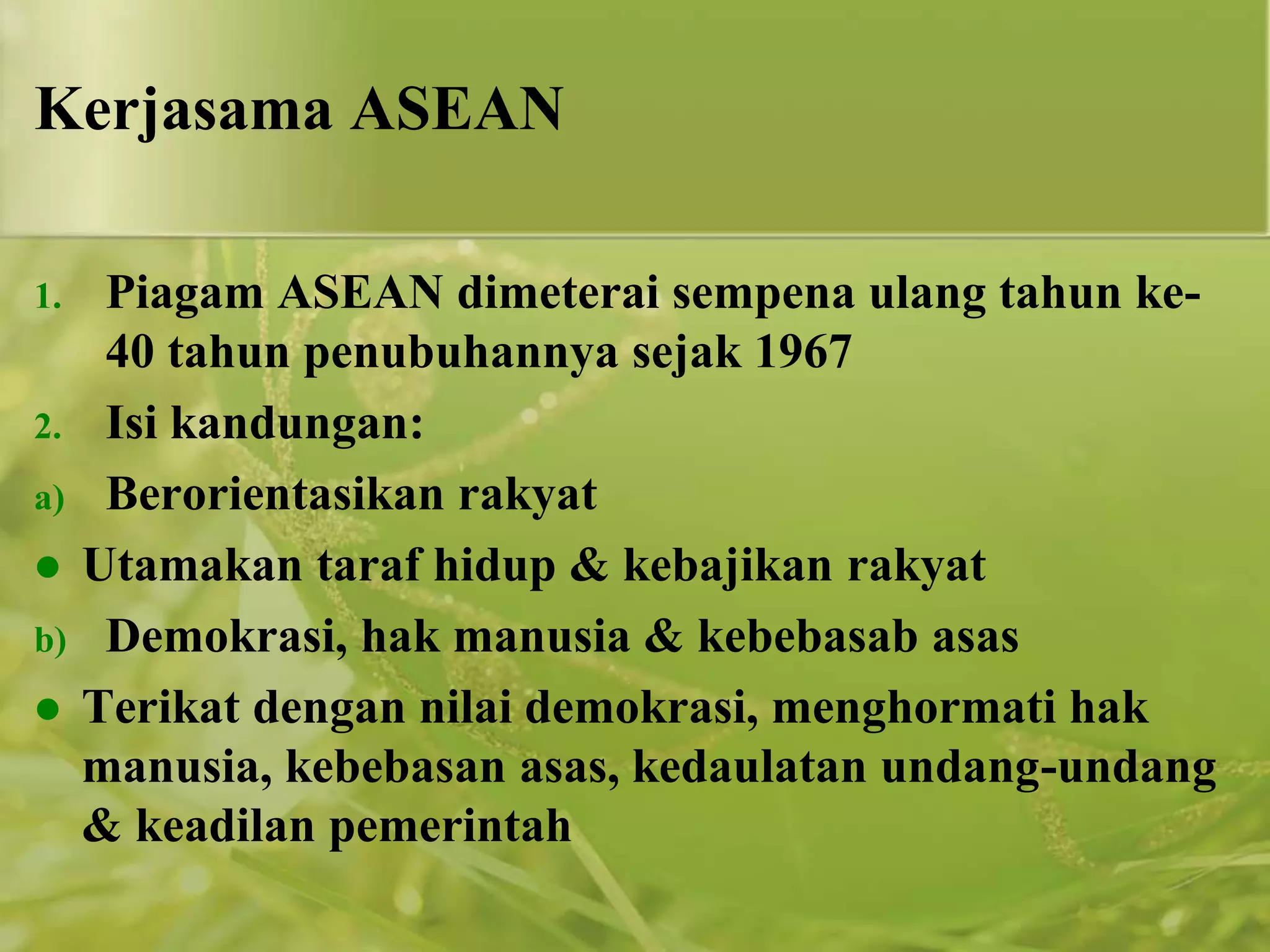 Pengajian Am Penggal 3 (ASEAN) | PPTX
