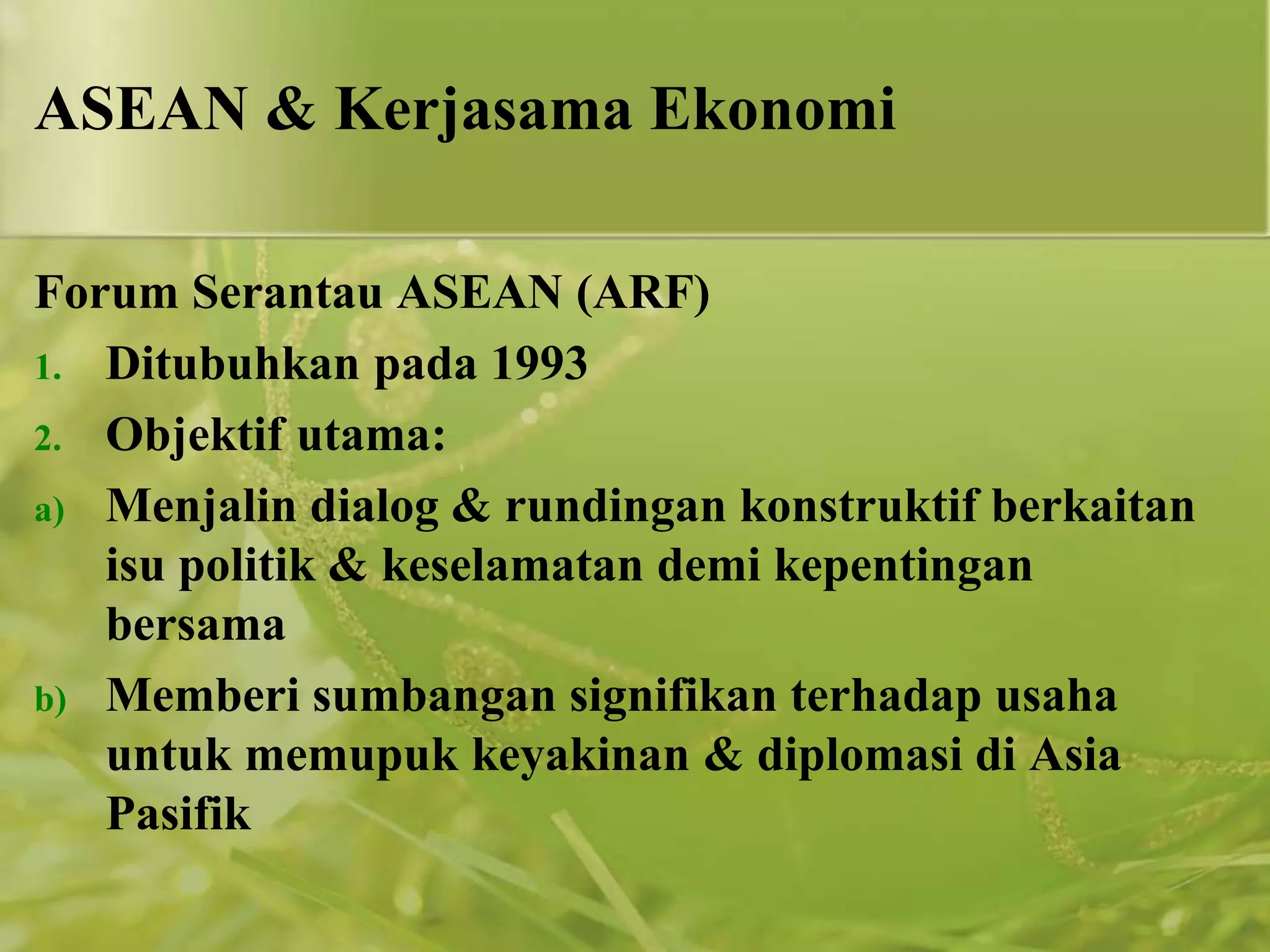 Pengajian Am Penggal 3 (ASEAN) | PPTX