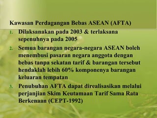 Pengajian Am Penggal 3 (ASEAN) | PPTX