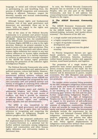 Asean's indigenous peoples | PDF