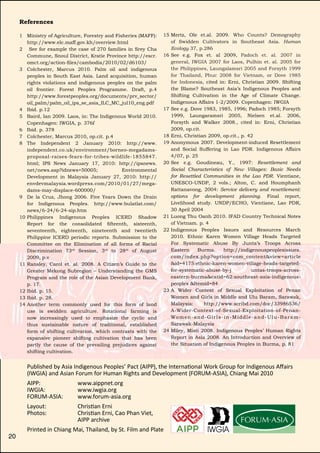 Asean's indigenous peoples | PDF