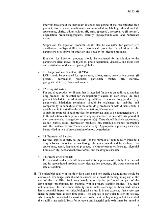 Asean stability guideline (version 6.0) | PDF