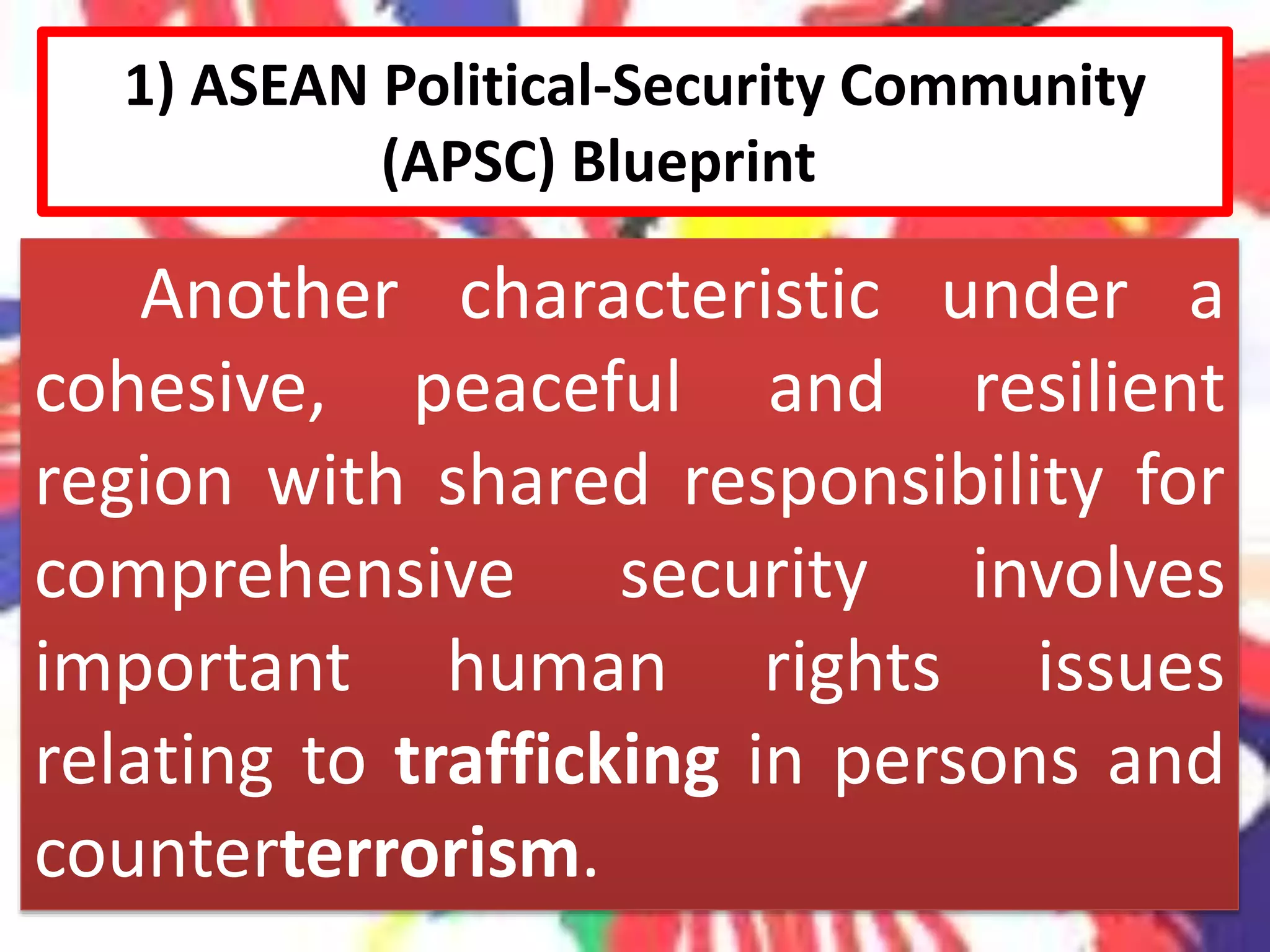 ASEAN Three Pillars | PPTX