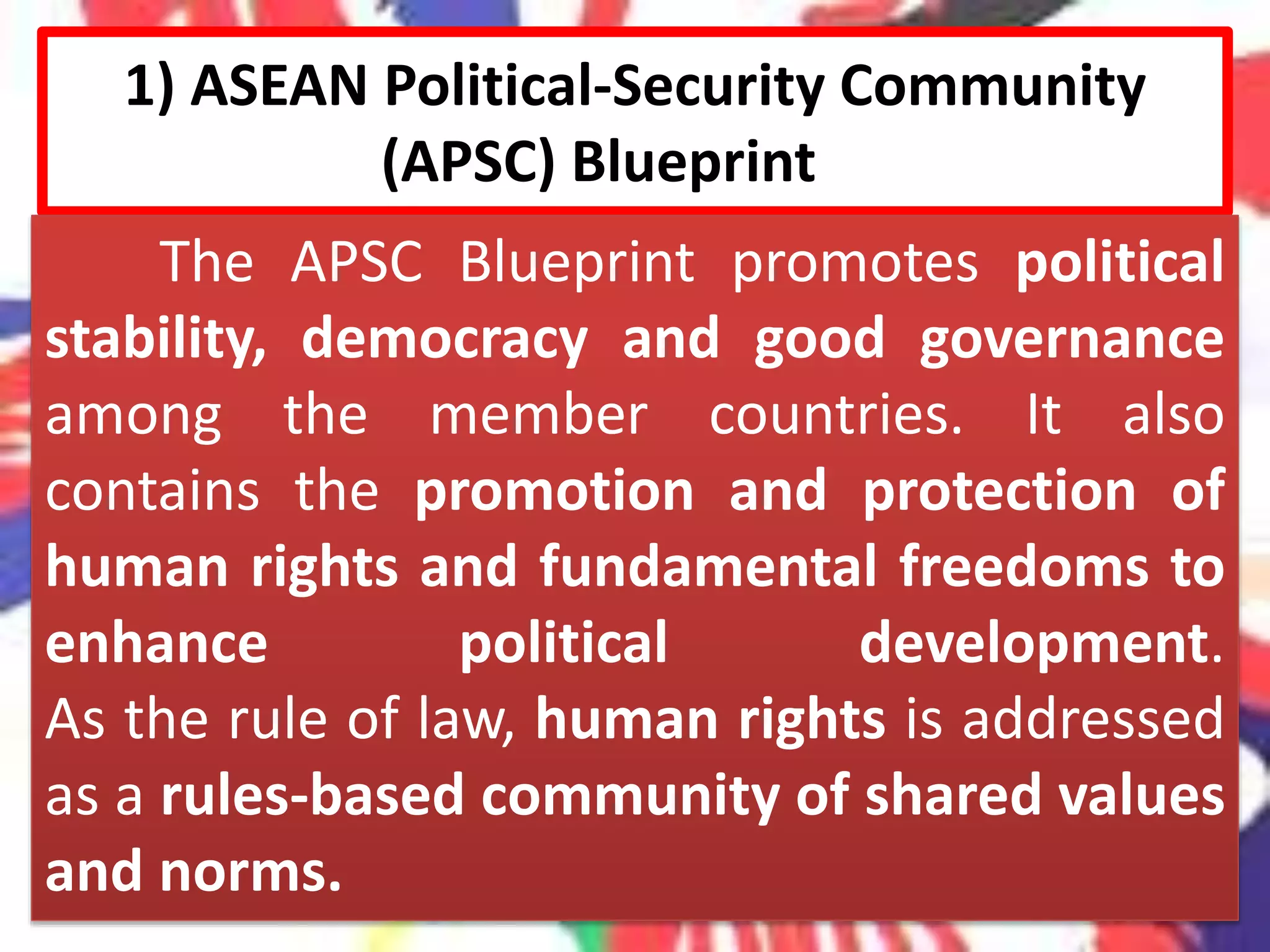 ASEAN Three Pillars | PPTX
