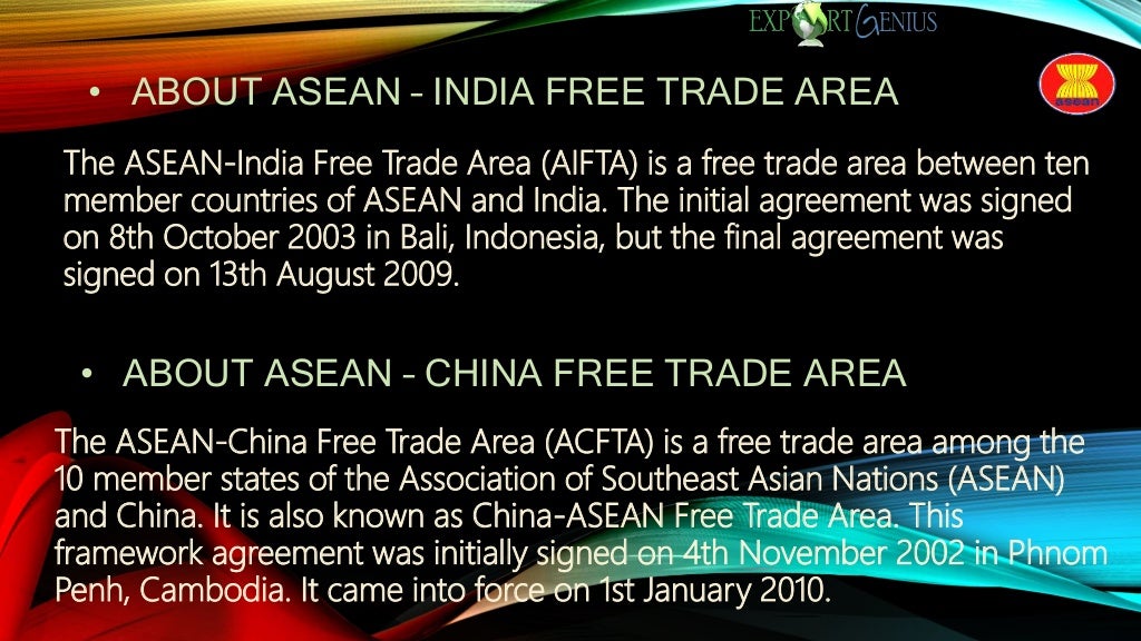Intra ASEAN Trade Outlook – ASEAN Relations with India, China & US