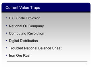 A search for global value traps - Jim Chanos | PDF