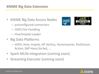Big Data with KNIME is as easy as 1, 2, 3, ...4! | PDF