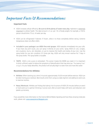 Asea Usage Instructions | PDF