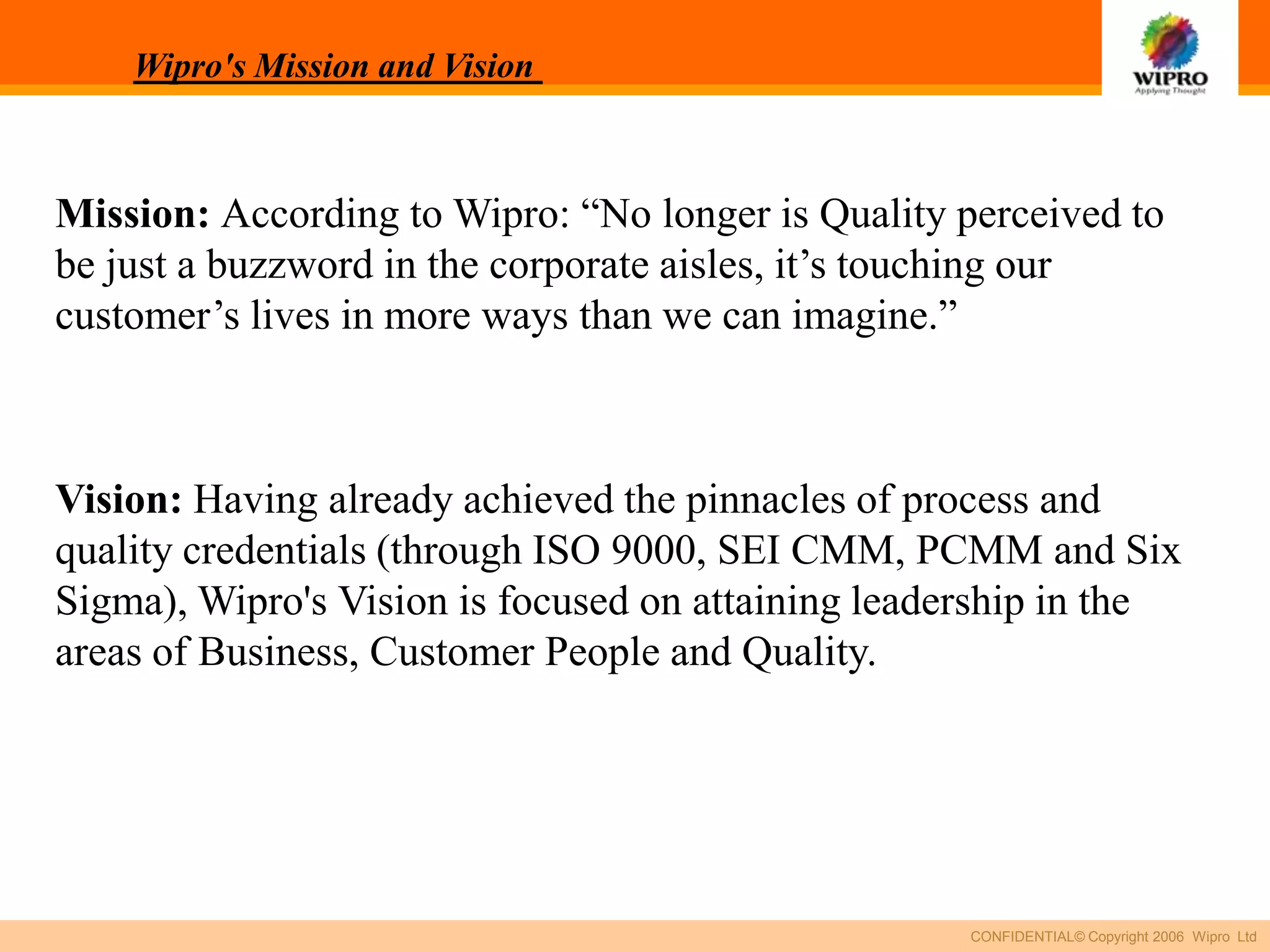 A sectorial analysis on wipro by zeeshan hasan | PPTX