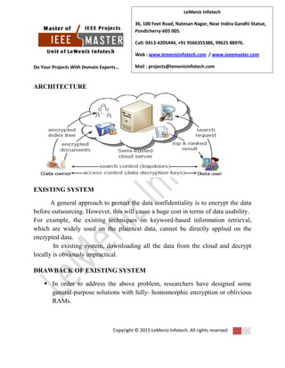 A secure and dynamic multi keyword ranked search scheme over encrypted ...