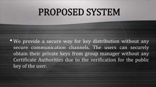 A secure anti collision data sharing scheme in dynamic groups in the cloud | PPT
