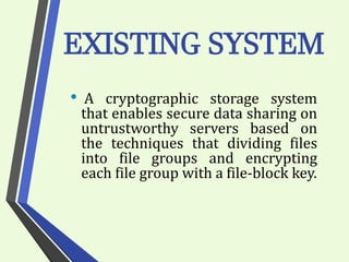 A secure anti collision data sharing | PPTX