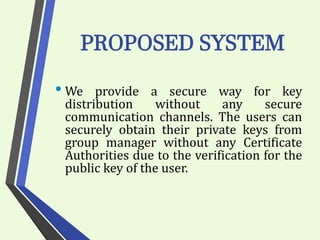 A secure anti collision data sharing | PPTX