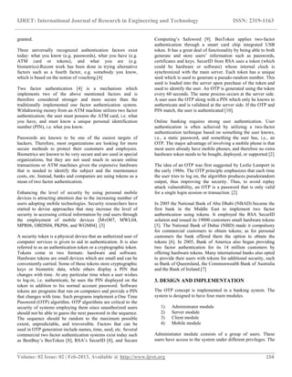 A secure communication in smart phones using two factor authentications | PDF | Internet | Computing