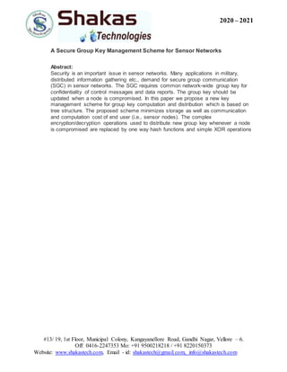 A secure group key management scheme for sensor networks | DOCX