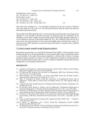 A secure key computation protocol for secure group communication with password based ...