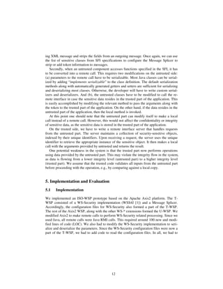 A secure middleware architecture for web services | PDF