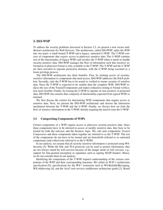 A secure middleware architecture for web services | PDF