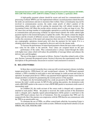 A secure payment scheme in multihop wireless network by trusted node identification method | PDF