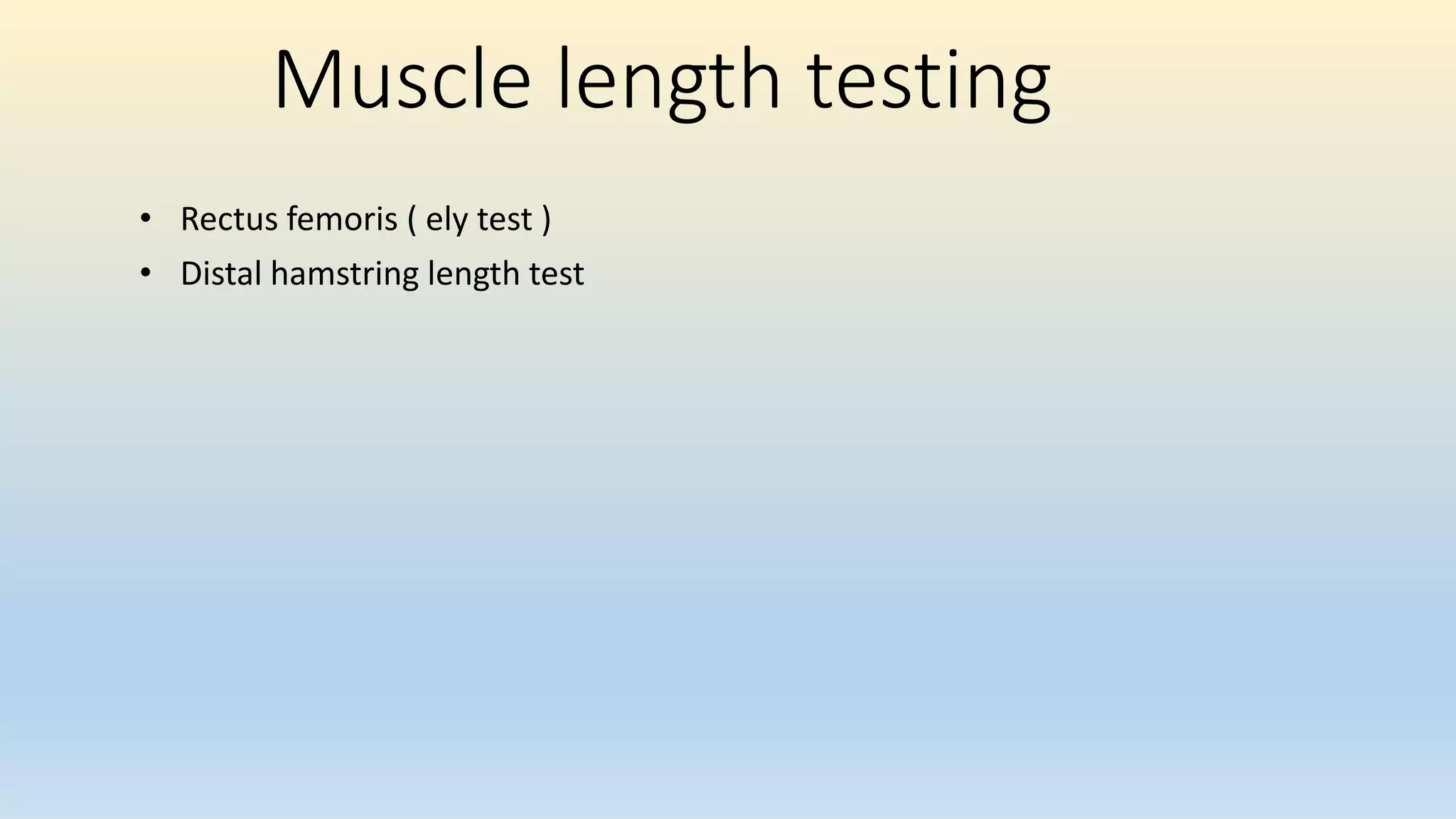 Knee joint assessment | PPTX