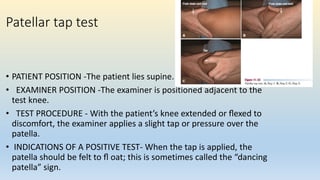 Knee joint assessment | PPTX