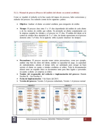 Asefin mapeo de procesos | DOCX