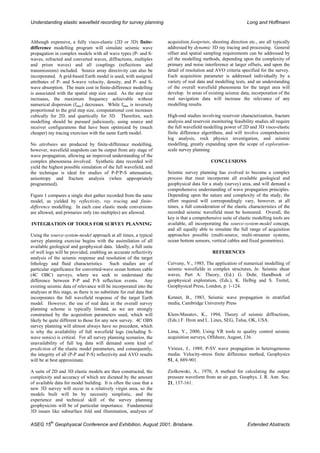 Seismic Modeling ASEG 082001 Andrew Long | PDF