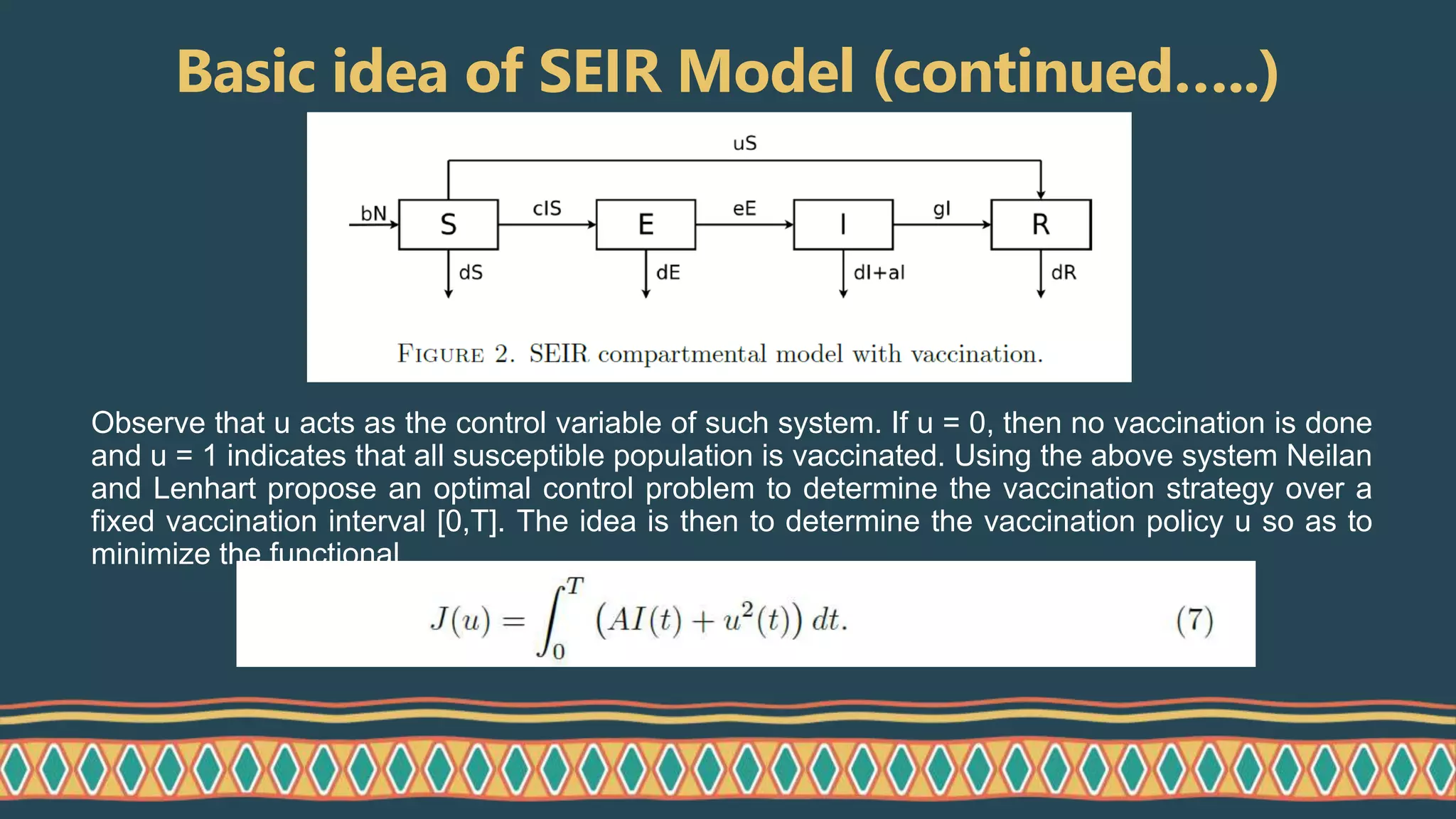 A SEIR MODEL FOR CONTROL OF INFECTIOUS DISEASES | PPTX
