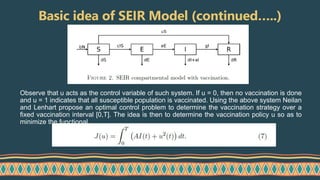 A SEIR MODEL FOR CONTROL OF INFECTIOUS DISEASES | PPTX