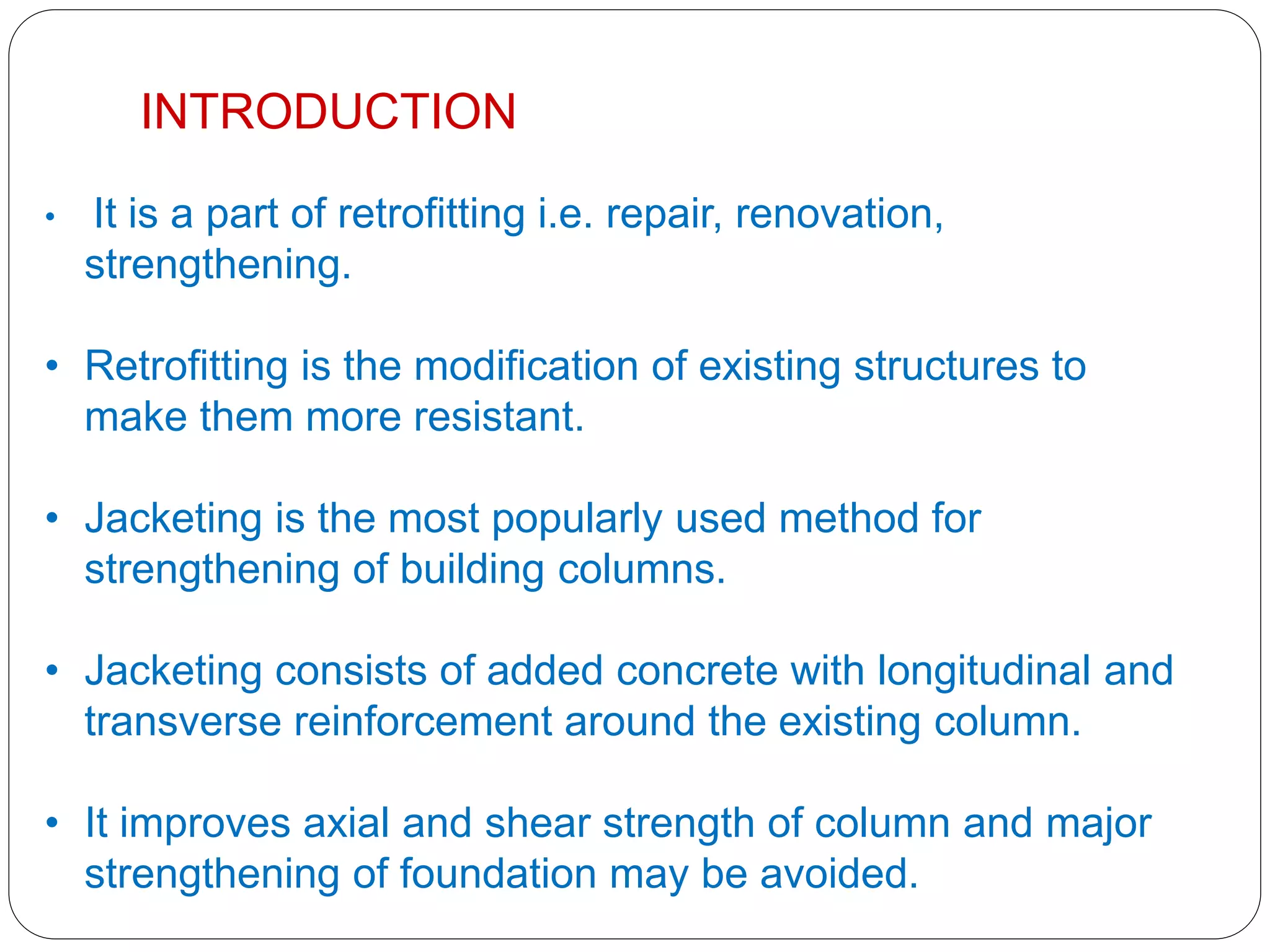Seismic Retrofitting Of Rc Building With Jacketing And Shear Wall Seismic Retrofitting Of Rc