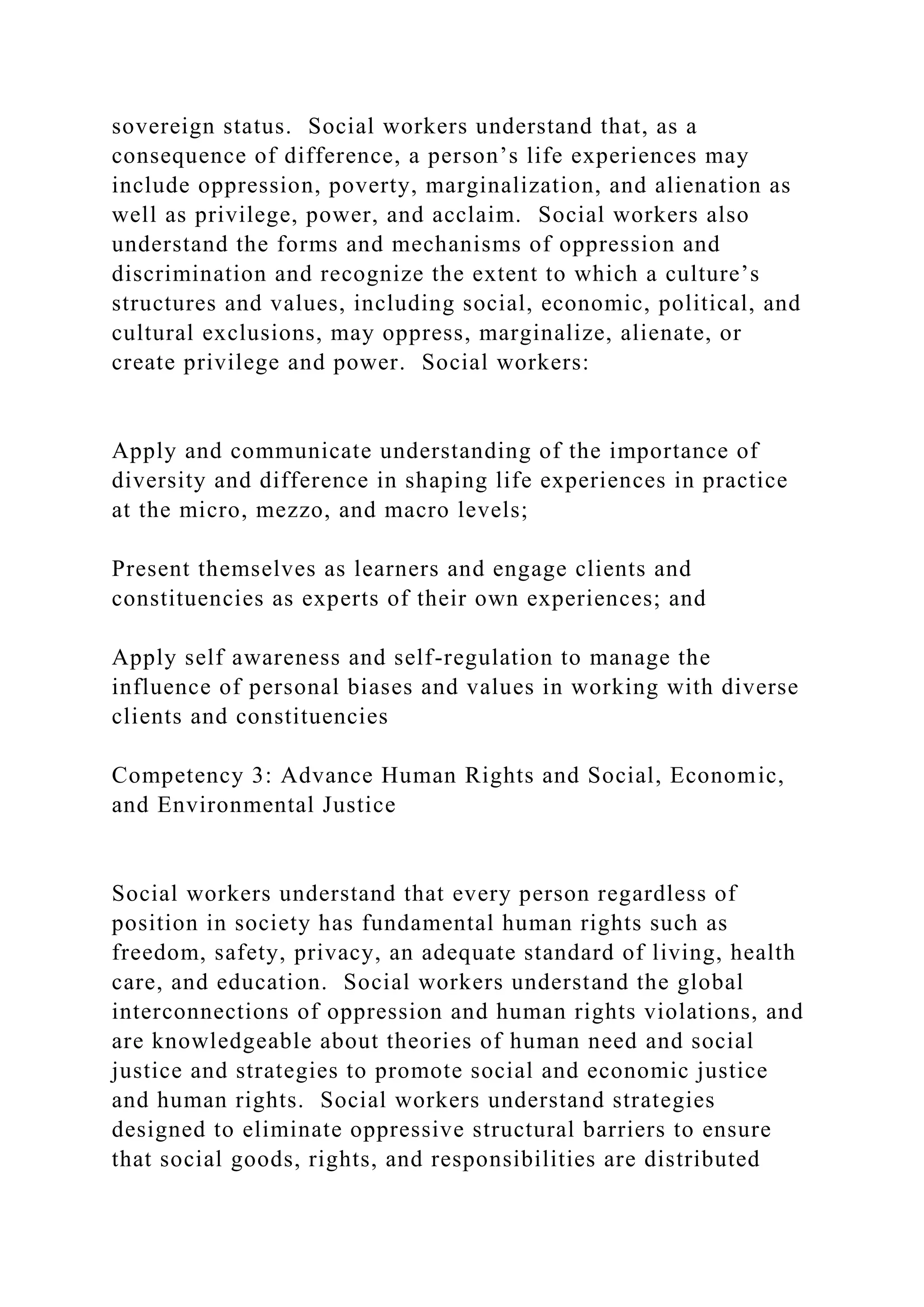 a)select 5 out the of the 9 social work competenciesb)select min.docx