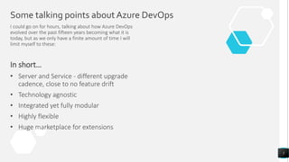 A selection of short stories where Azure DevOps saved the bacon | PPT
