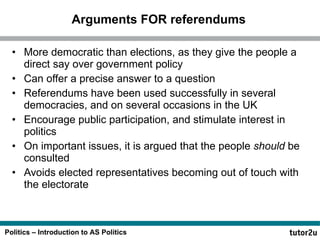 As elections and democracy | PPT