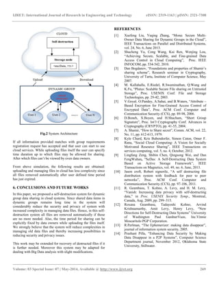A self destruction system for dynamic group data sharing in cloud | PDF