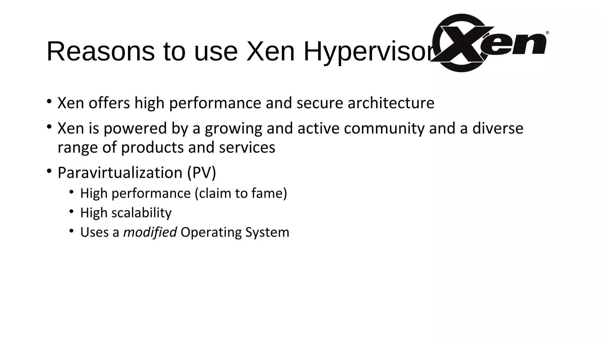 Xen Installation Presentation | PPT
