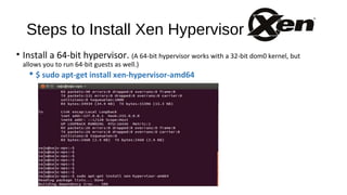 Xen Installation Presentation | PPT