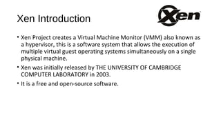 Xen Installation Presentation | PPT