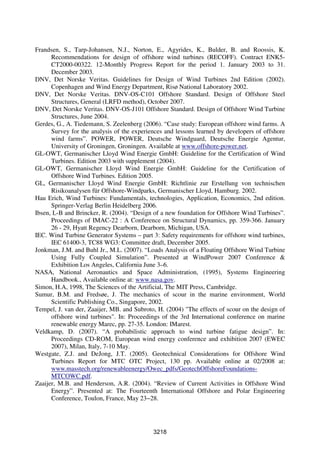 Basis of Design of Offshore Wind Turbines by System Decomposition | PDF
