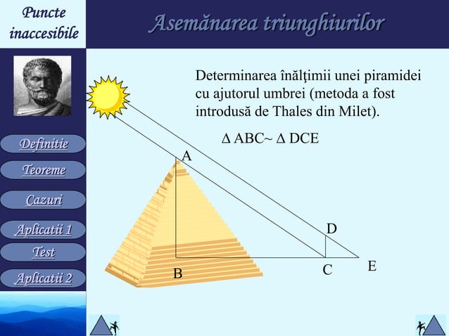Asemanarea triunghiurilor | PPSX