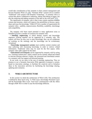 A Semantic Wiki To Support Knowledge Sharing In Innovation Activities | PDF