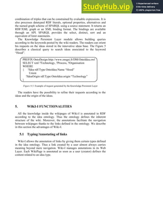 A Semantic Wiki To Support Knowledge Sharing In Innovation Activities | PDF