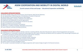 EDUCATIONAL COOPERATION THROUGH VIRTUAL LEARNING AND BLENDED FORMATS ...