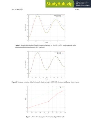 A Semi-Explicit Multi-Step Method For Solving Incompressible Navier-Stokes Equations | PDF