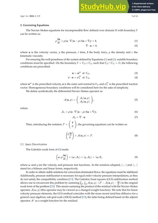 A Semi-Explicit Multi-Step Method For Solving Incompressible Navier ...