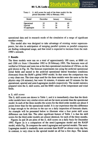 A Semi-Lagrangian NWP Model For Real-Time And Research Applications Evaluation In Single- And ...