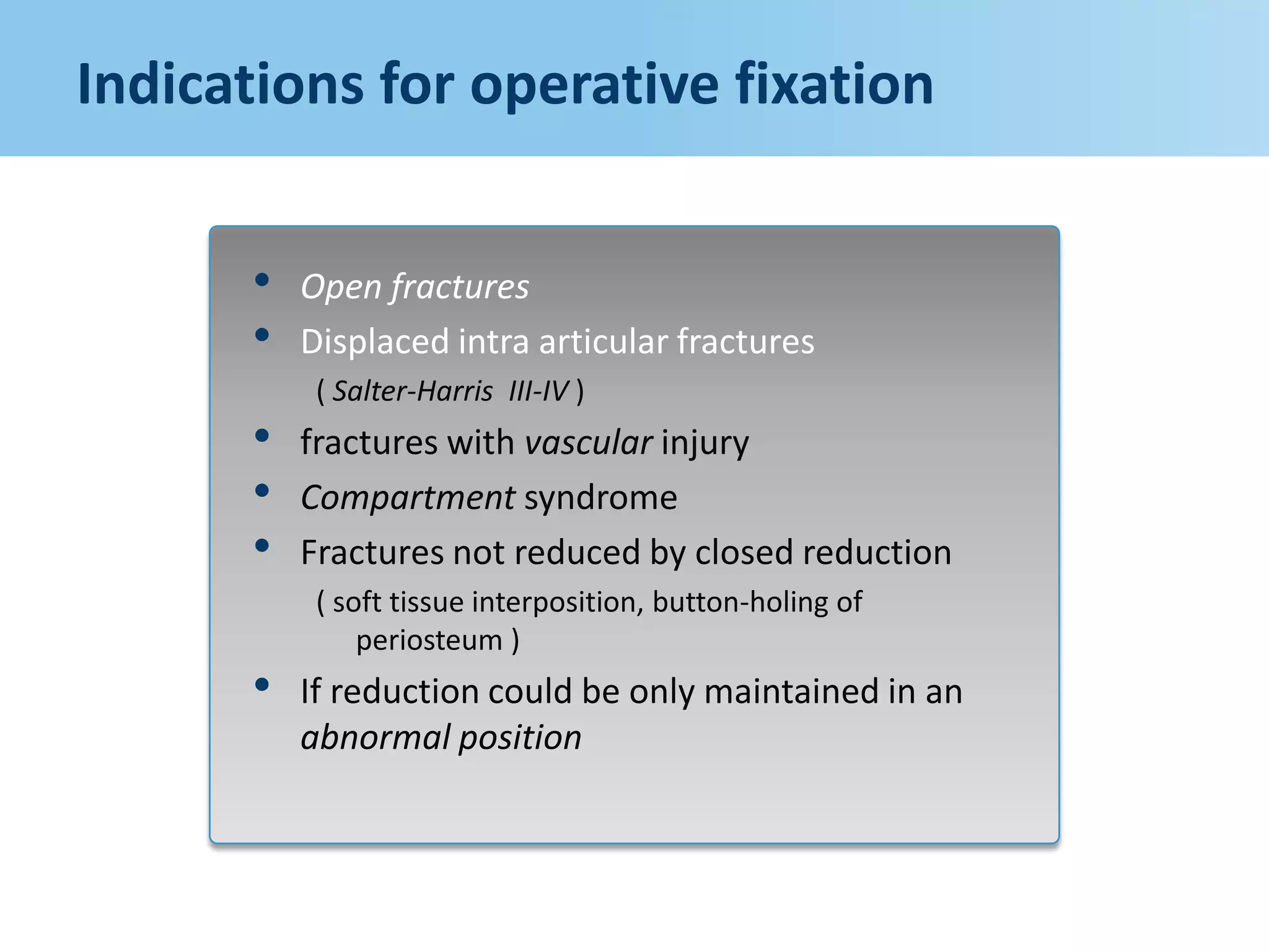 orthopaedic fractures in children | PPTX